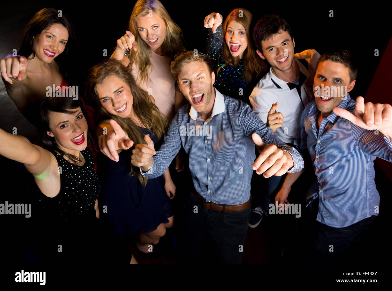 Happy friends having fun together Stock Photo - Alamy