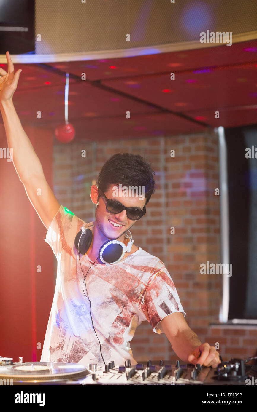 Cool dj spinning decks hi-res stock photography and images - Alamy