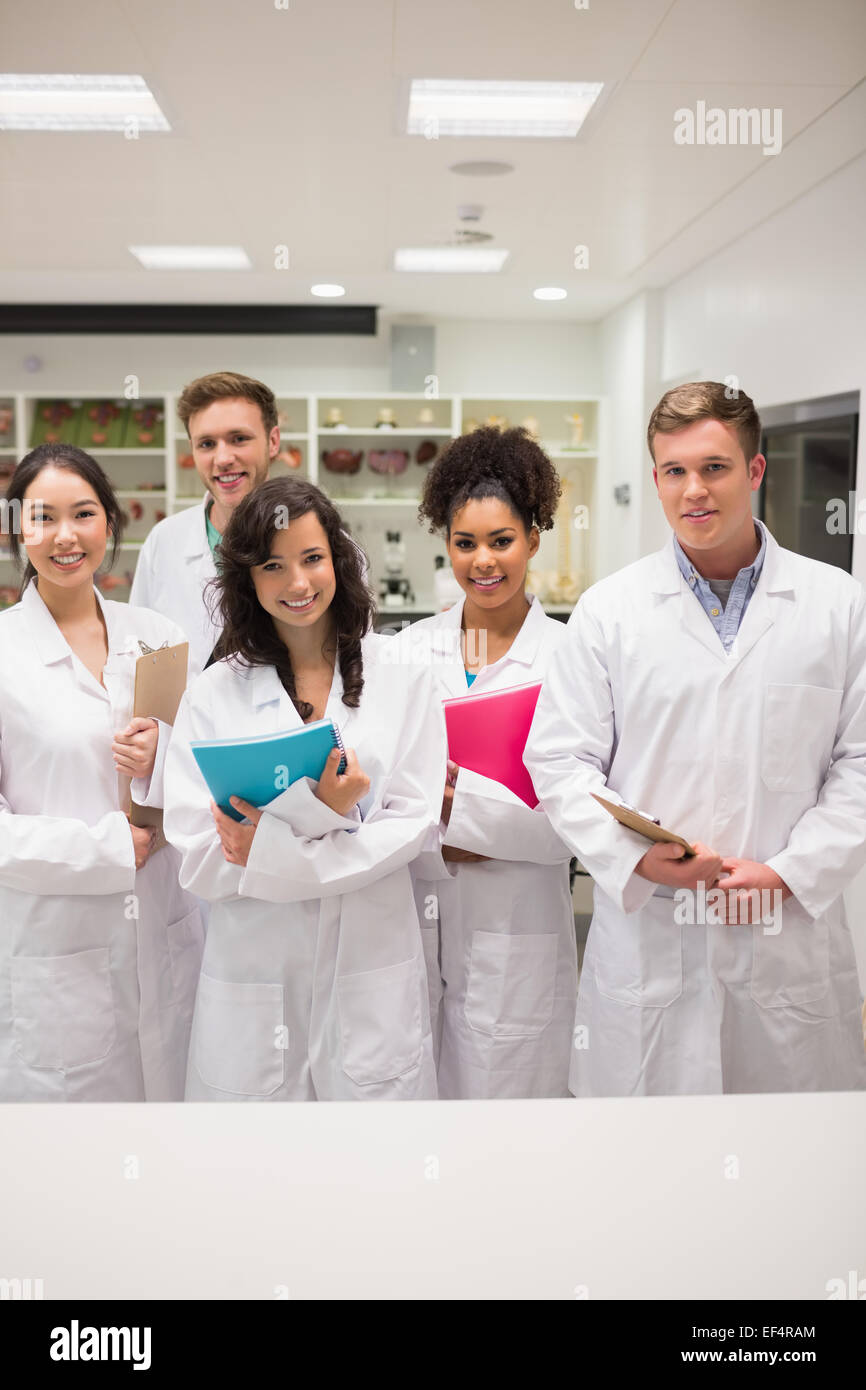 Medical students smiling at camera Stock Photo - Alamy