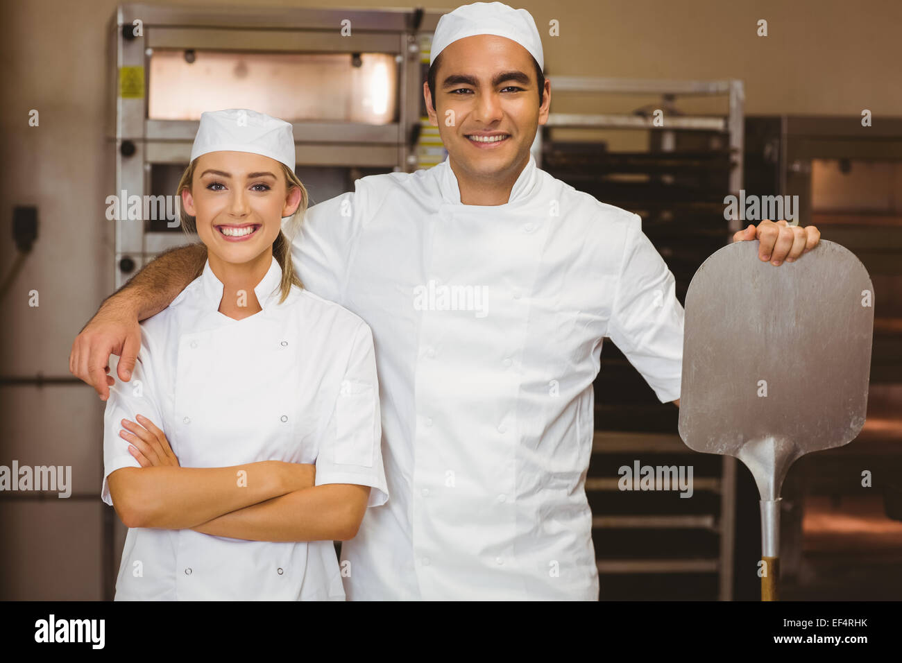 Hotel Staff Standing Together Smiling High Resolution Stock Photography ...