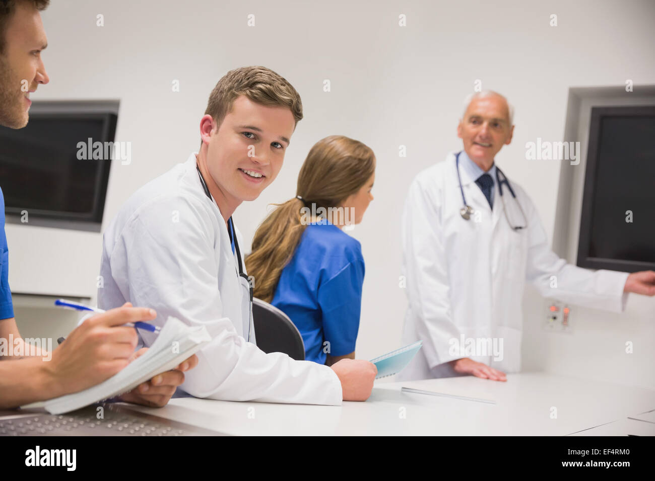 Professor teaching hi-res stock photography and images - Alamy