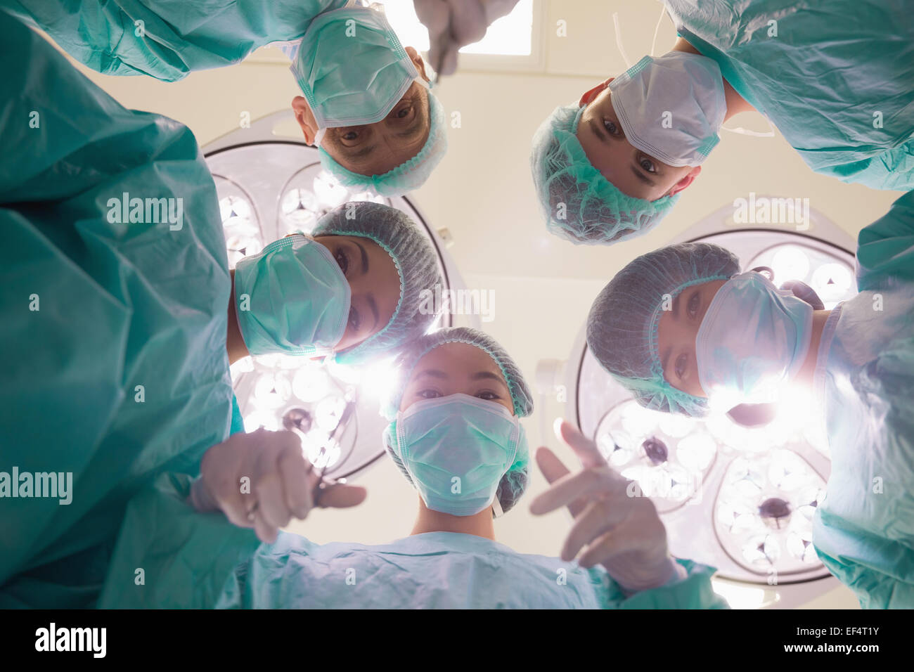 Medical students practicing surgery on model Stock Photo - Alamy