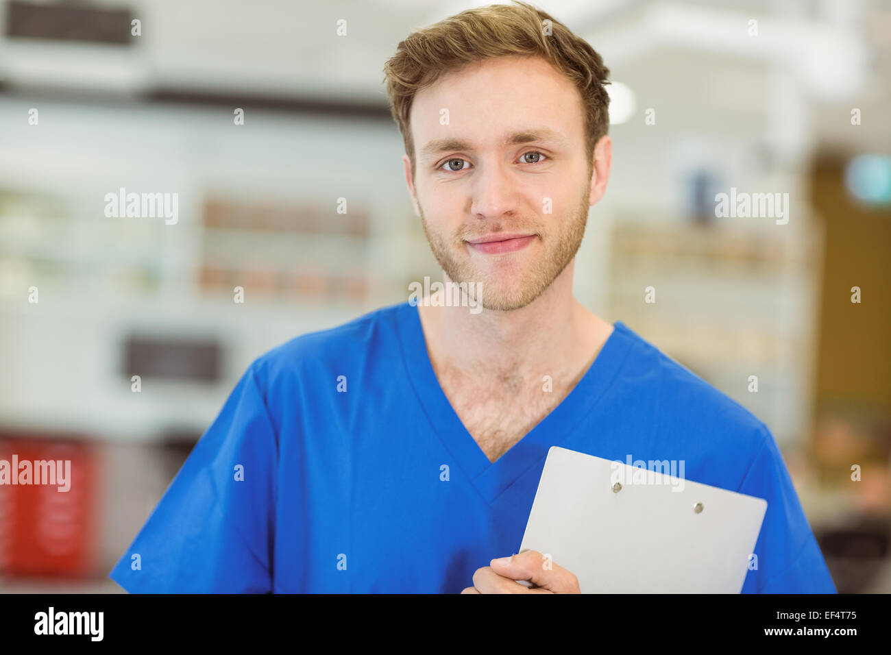 Young medical student smiling at the camera Stock Photo - Alamy