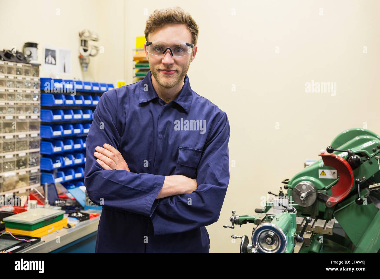 Engineering student smiling at camera Stock Photo - Alamy
