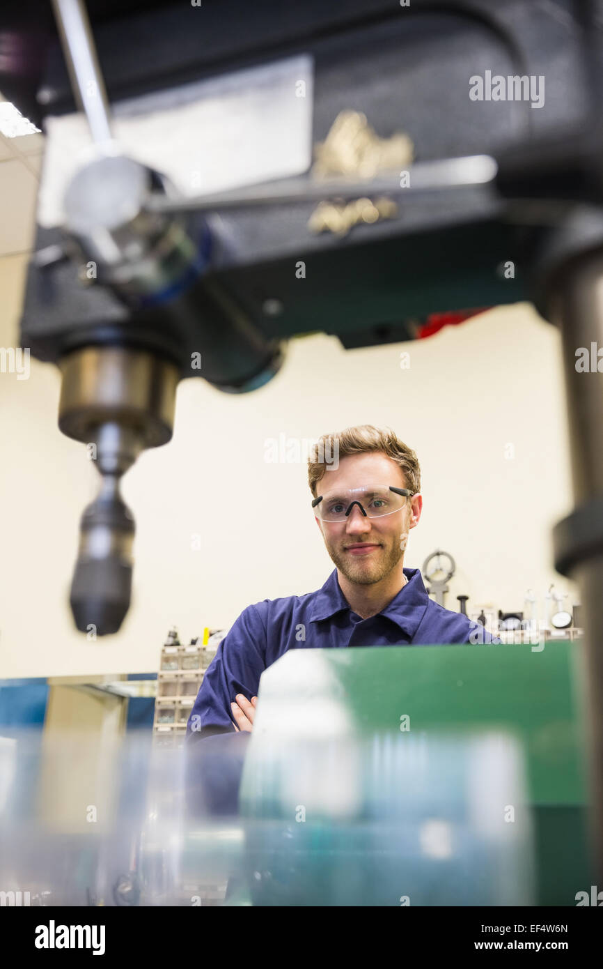 Engineering student smiling at camera Stock Photo - Alamy