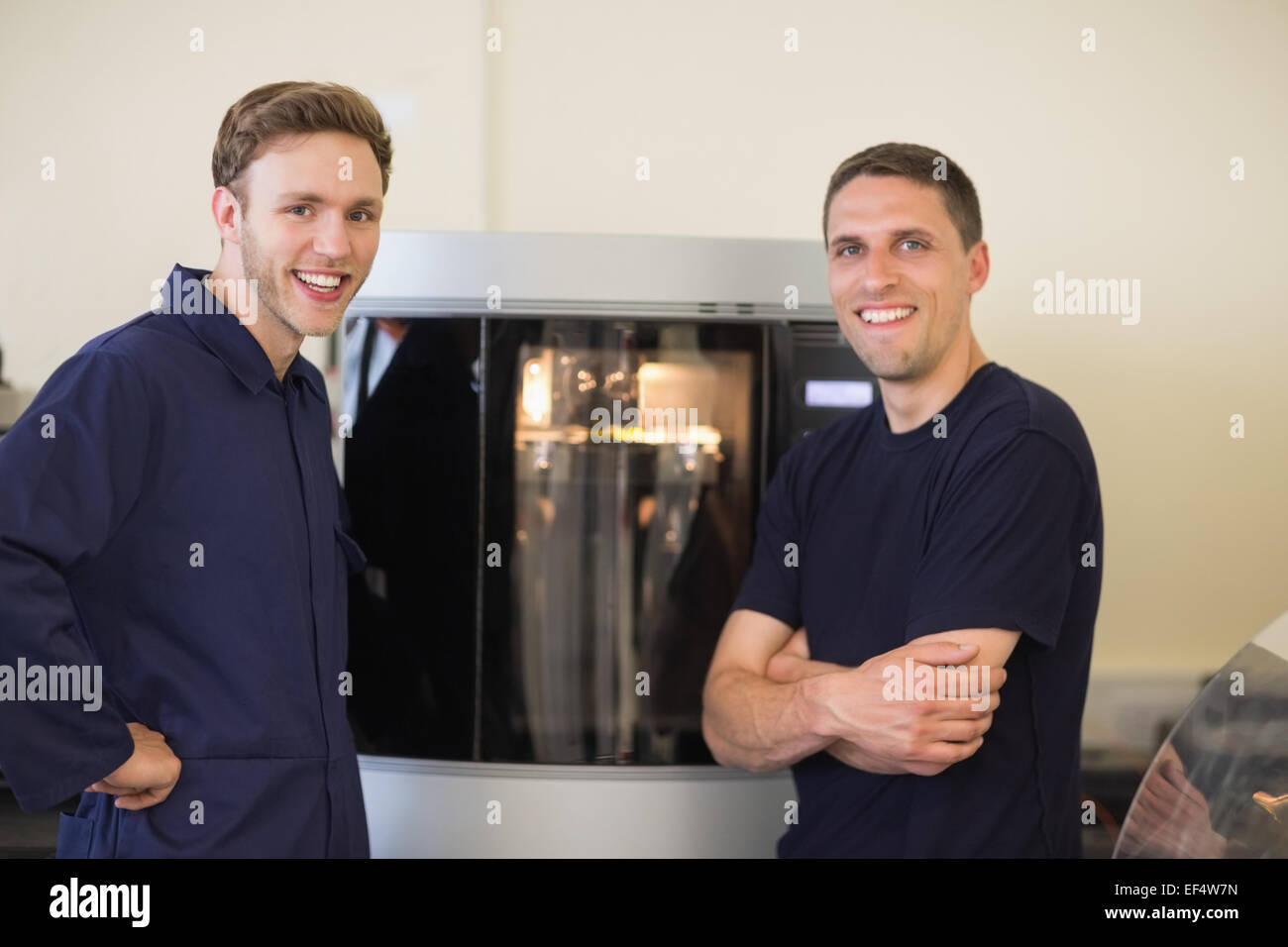 Engineering students using 3d printer Stock Photo - Alamy