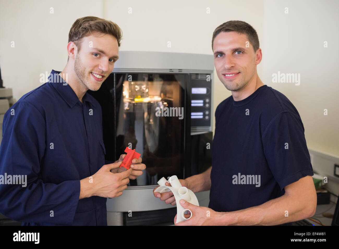 Engineering students using 3d printer Stock Photo - Alamy