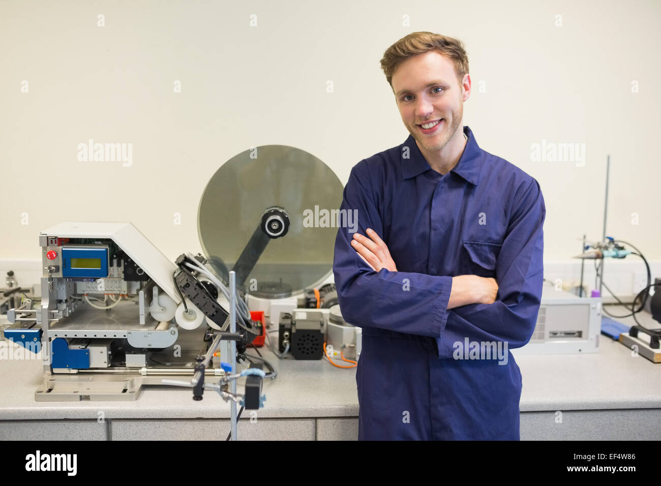Engineering student smiling at camera Stock Photo - Alamy