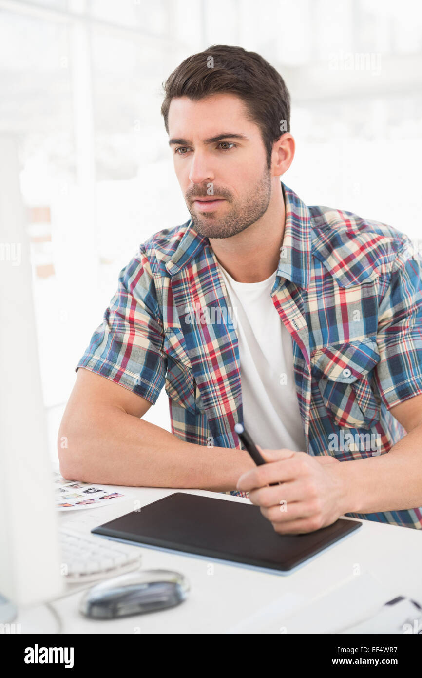 Serious focused graphic designer hi-res stock photography and images ...