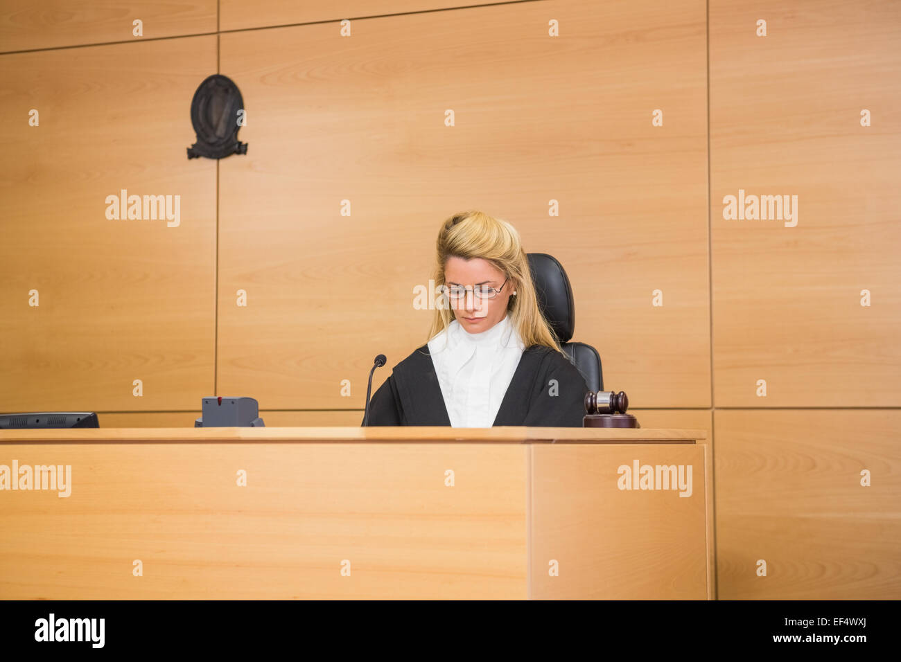Female judge courtroom hi-res stock photography and images - Alamy