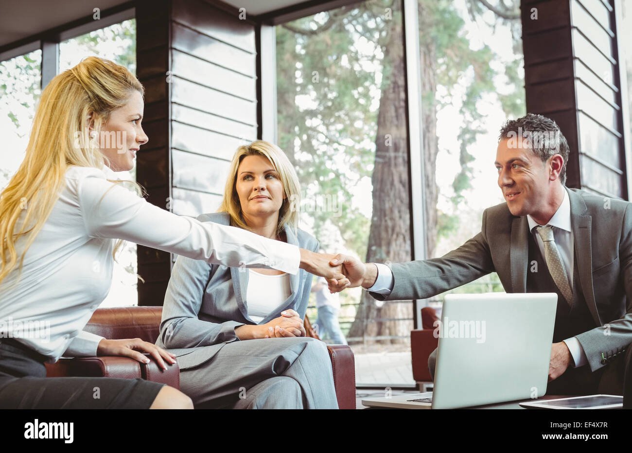 Making a deal hi-res stock photography and images - Alamy