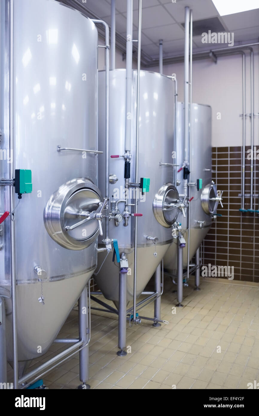 Close up of a steel container to make beer Stock Photo - Alamy