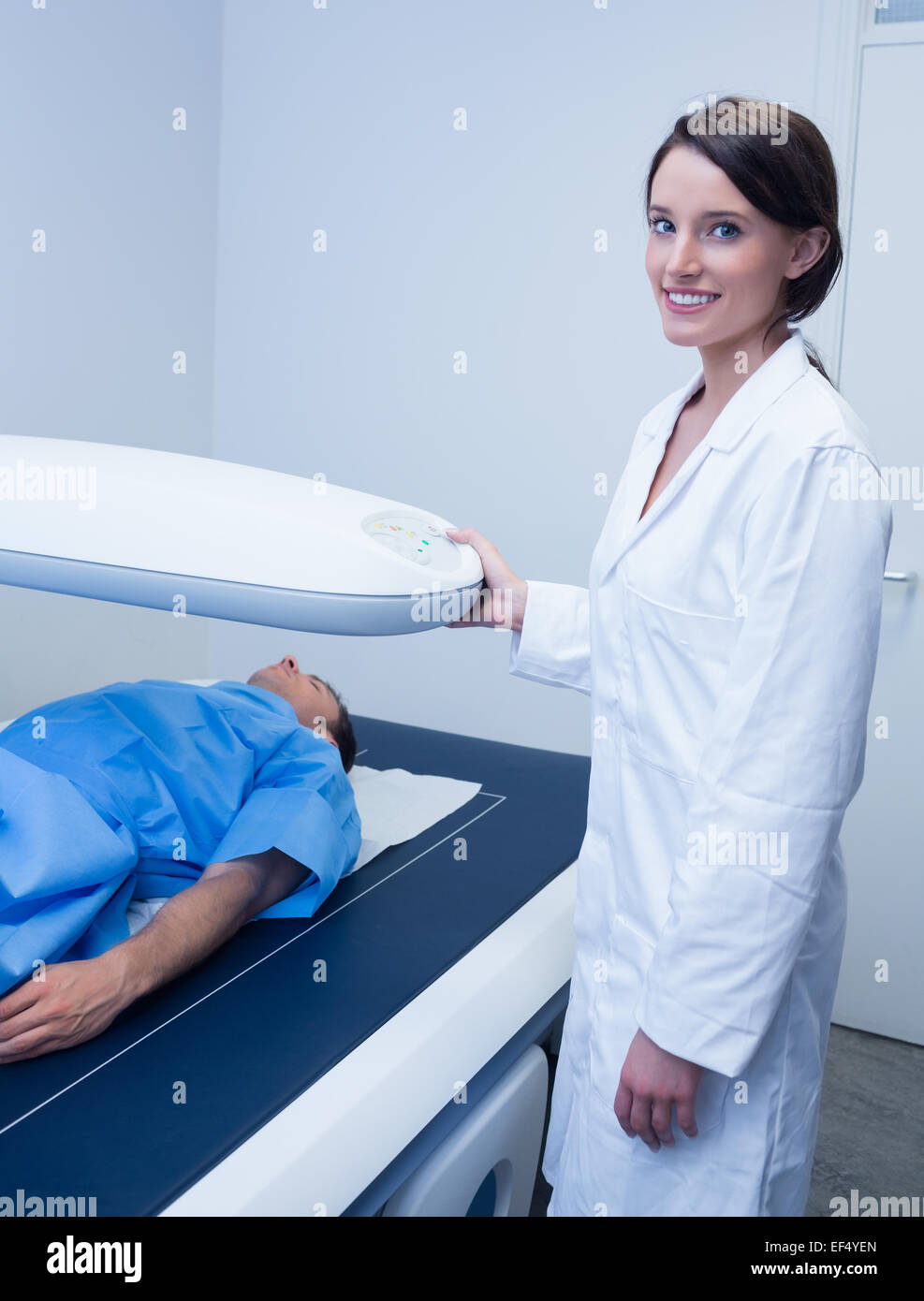 Young handsome doctor under hi-res stock photography and images - Alamy