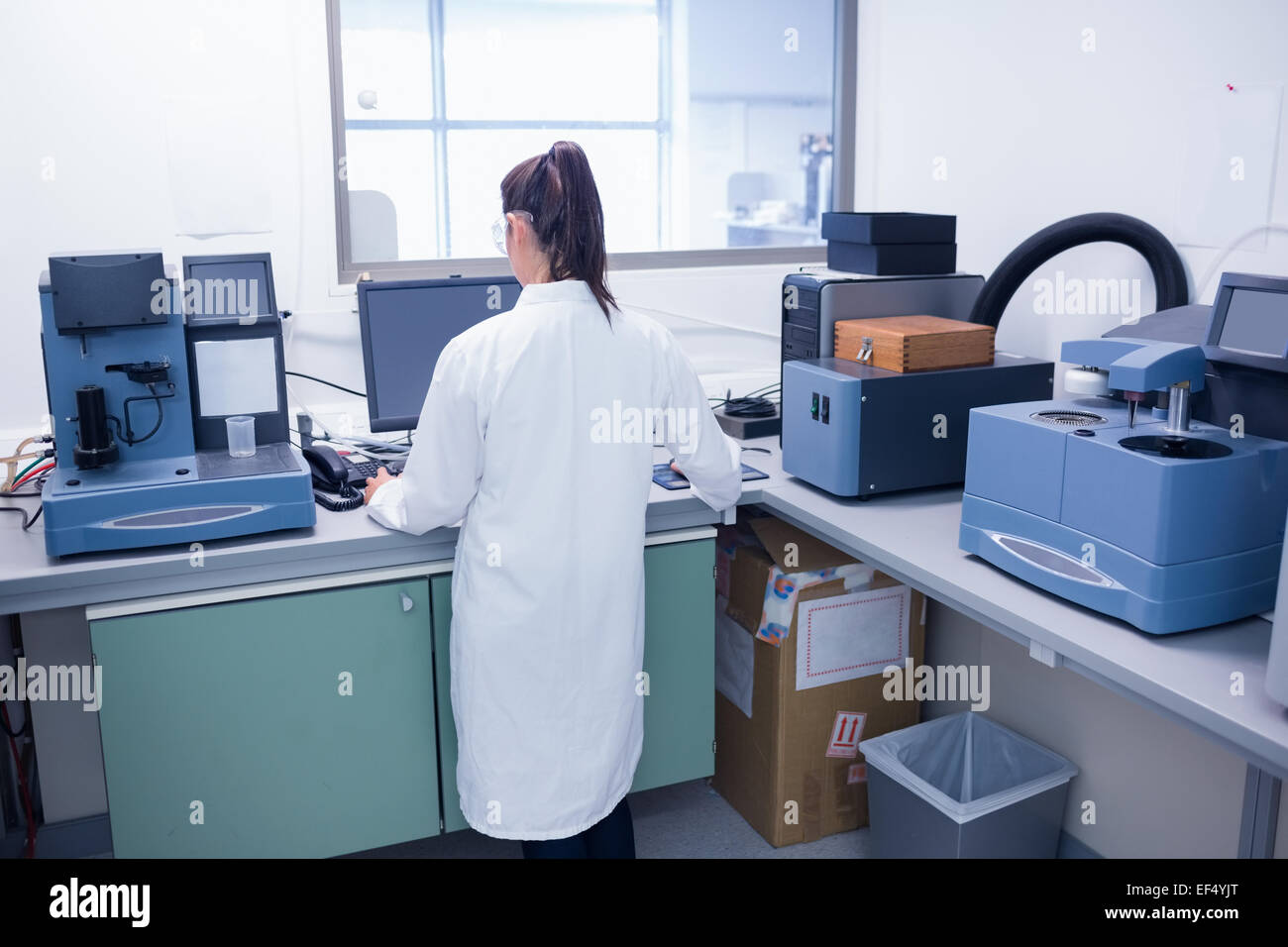 Scientist conducting an experiment hi-res stock photography and images ...