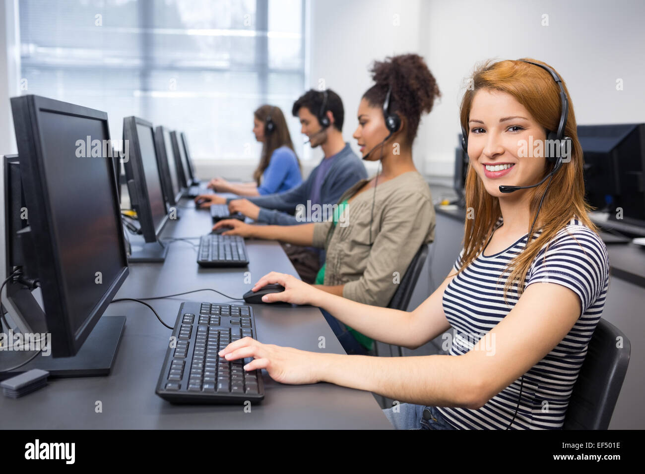 Class monitor hi-res stock photography and images - Alamy