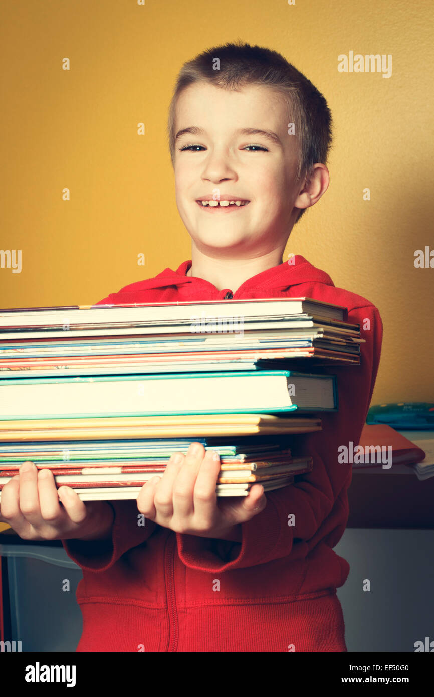 Boy books hi-res stock photography and images - Alamy