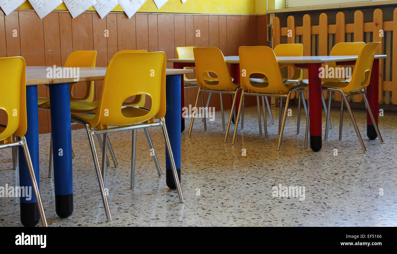 Kindergarten classroom hi-res stock photography and images - Alamy