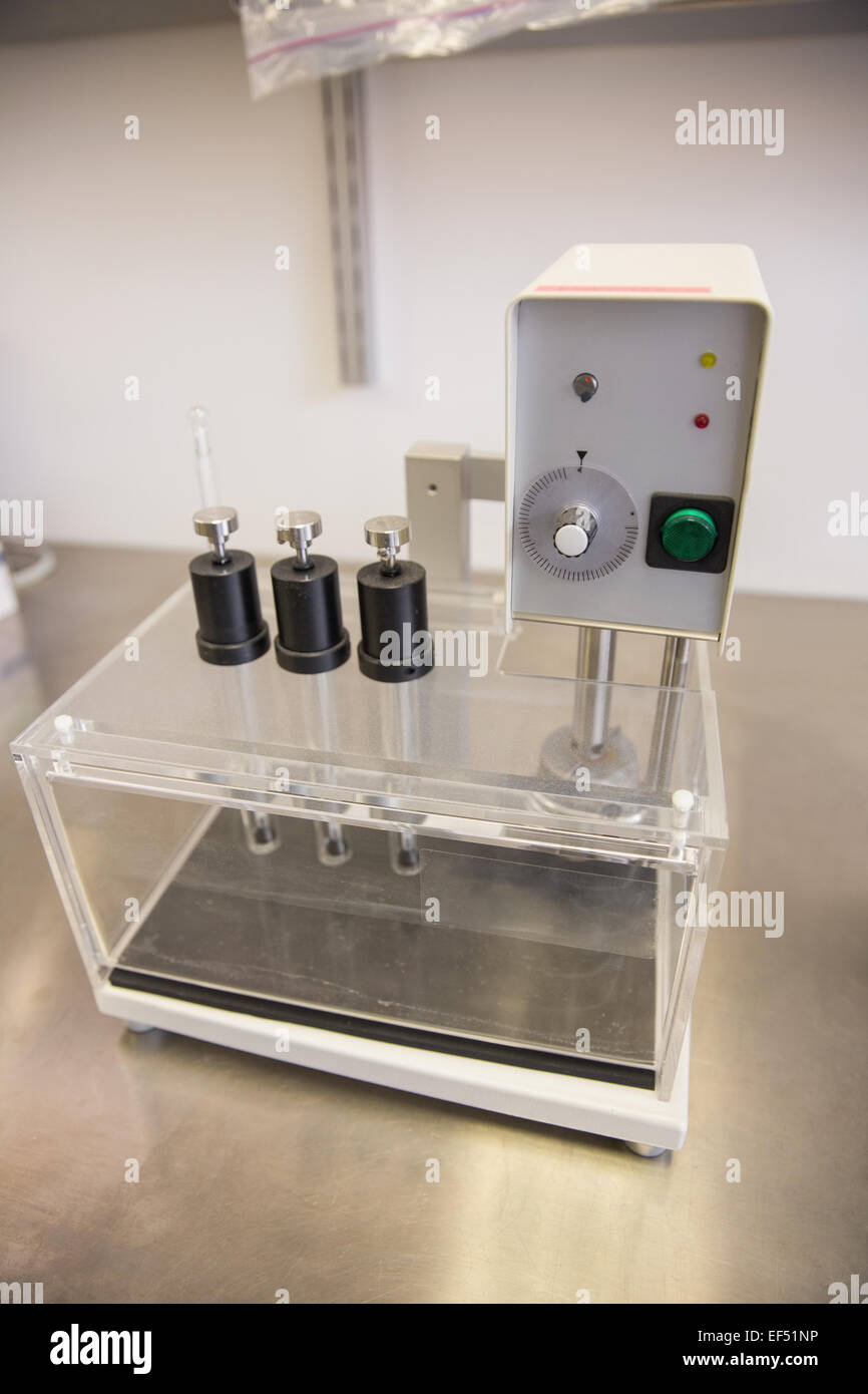 Machine used in medicine making Stock Photo - Alamy