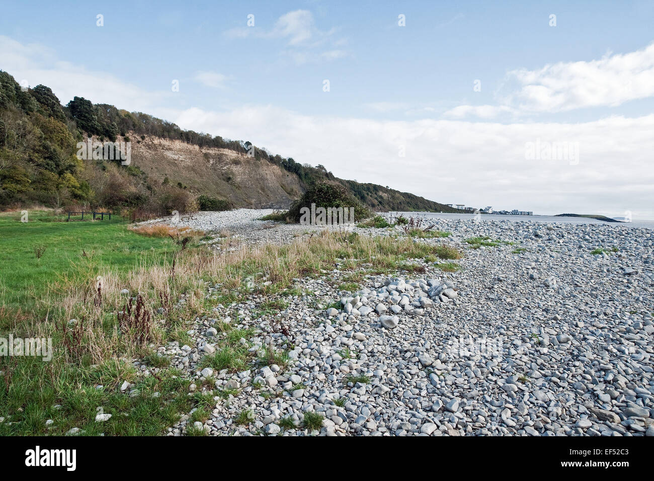 Cold Knap pebble beach at Porthkerry Country Park, Barry, Vale of ...
