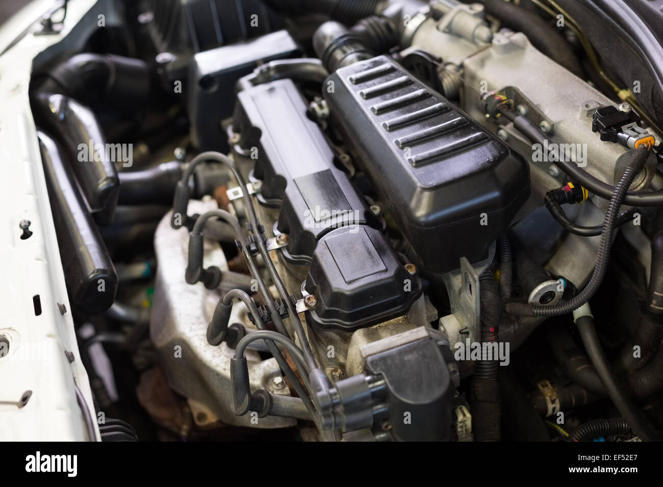 Close up of engine Stock Photo - Alamy