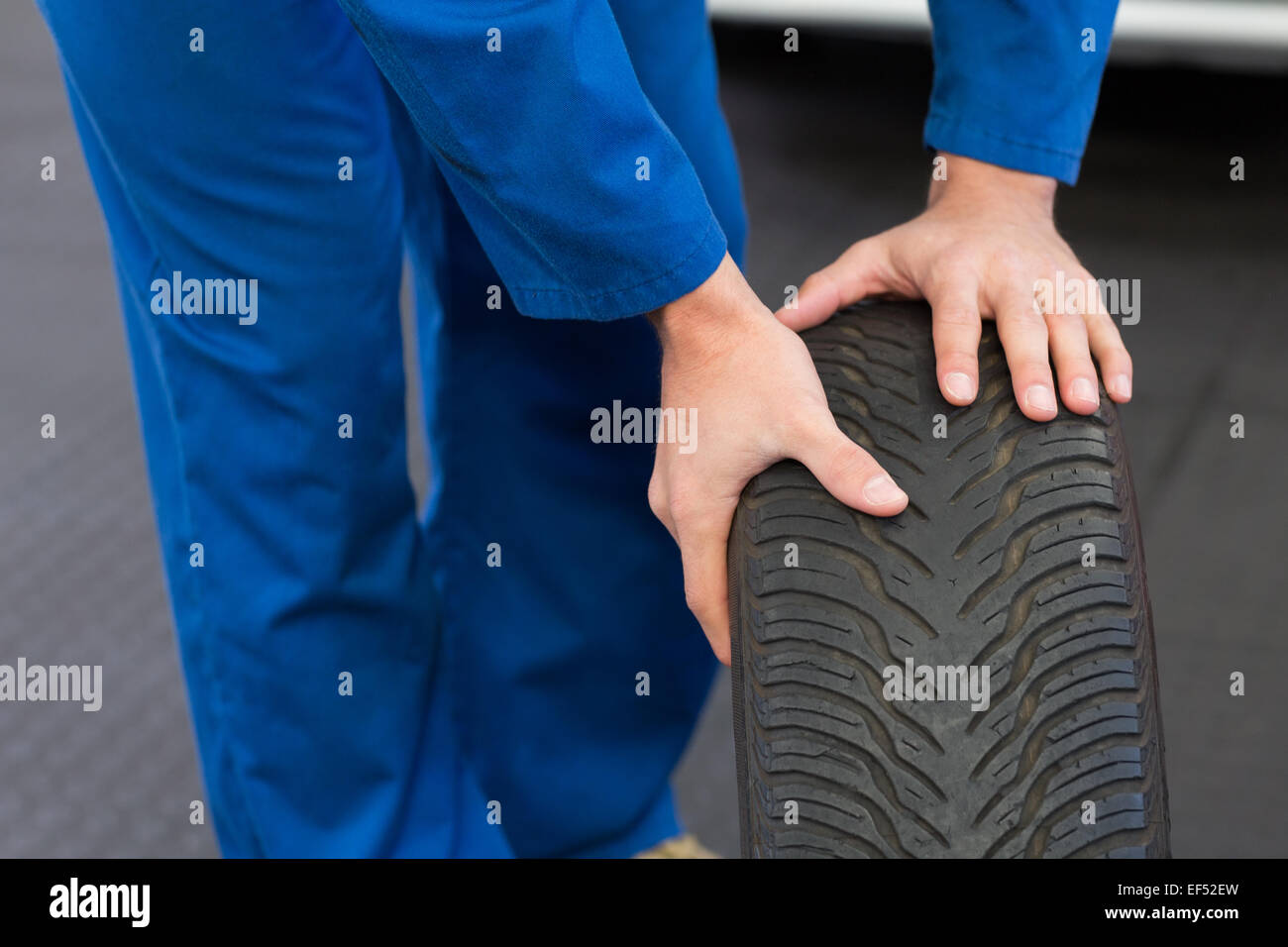Rolling tire hi-res stock photography and images - Alamy