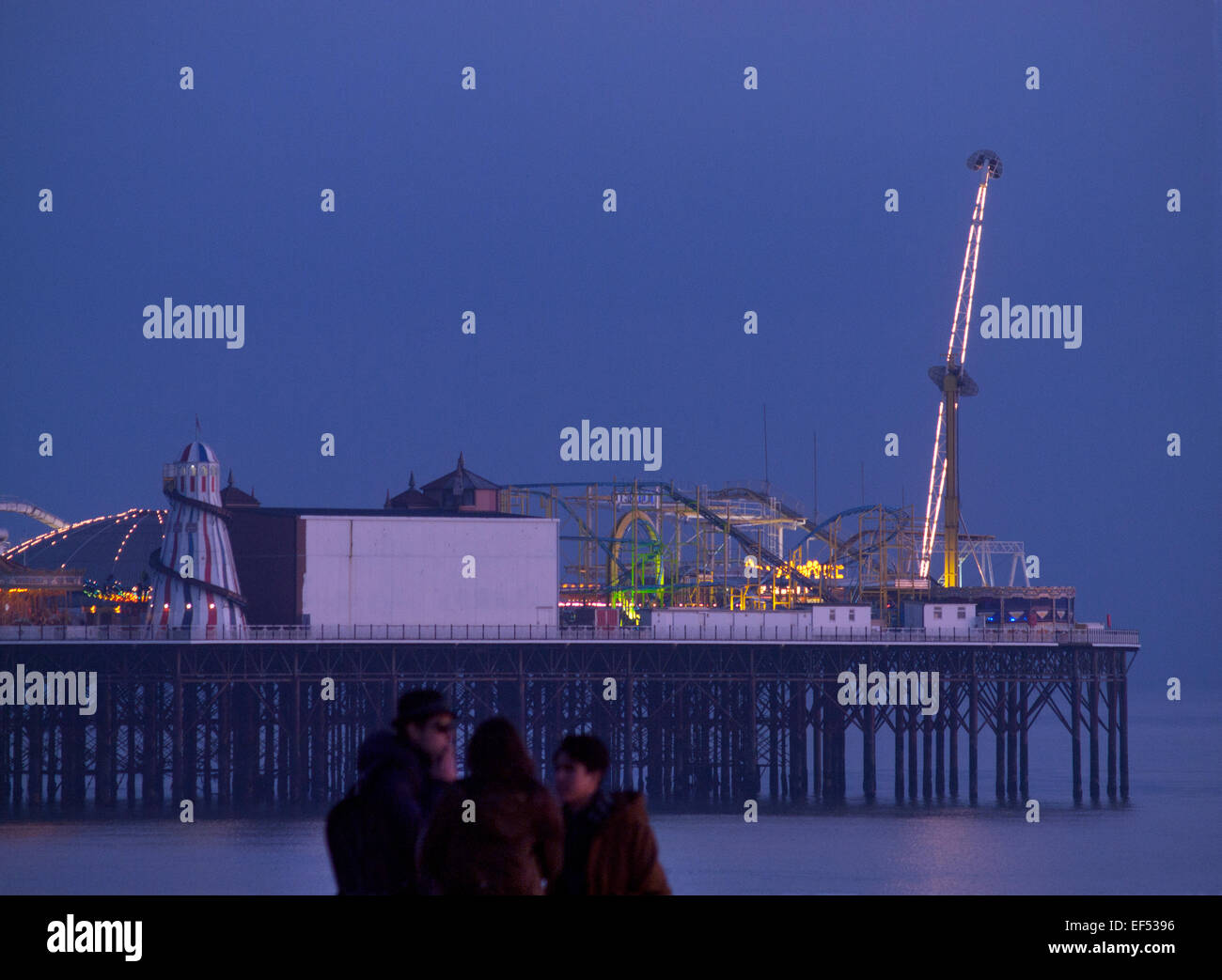 The Palace Pier in Brighton Stock Photo - Alamy
