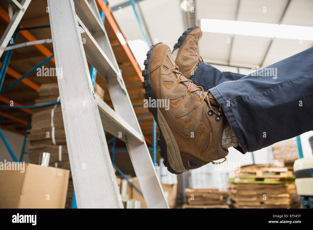 Falling off ladder hi-res stock photography and images - Alamy