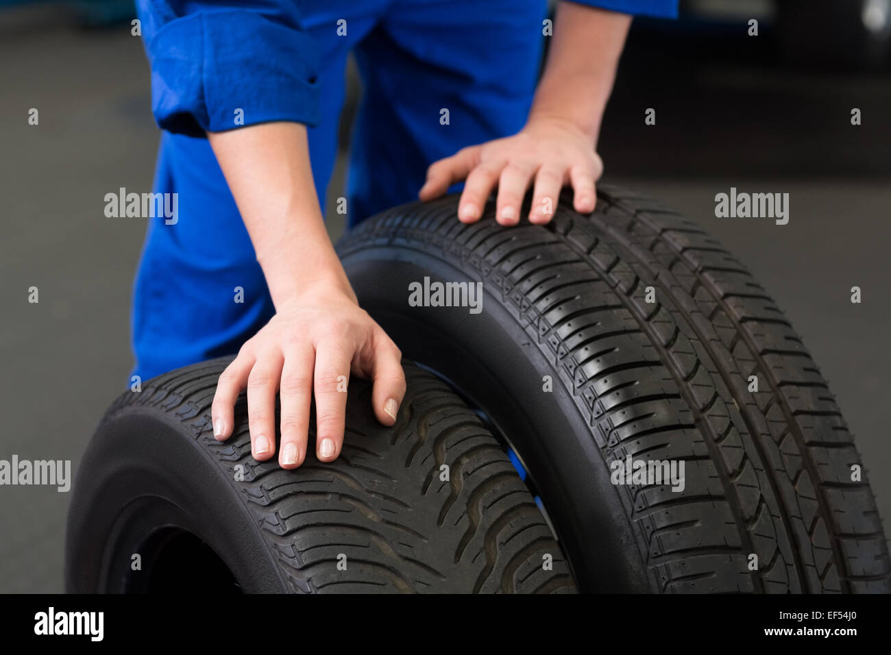 Rolling tire hi-res stock photography and images - Alamy