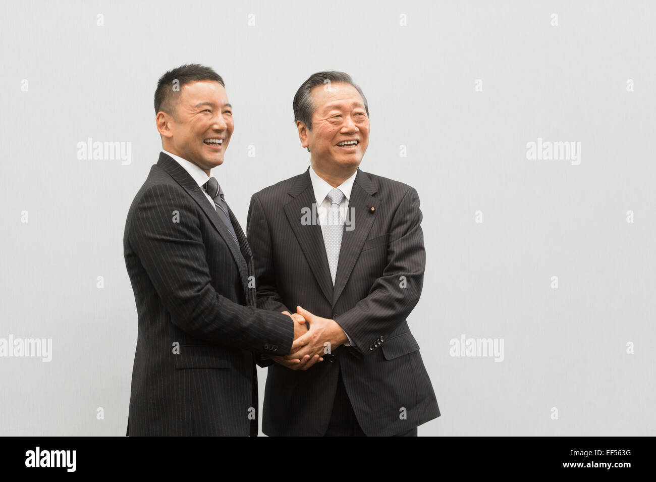 Taro yamamoto ichiro ozawa january hi-res stock photography and images ...