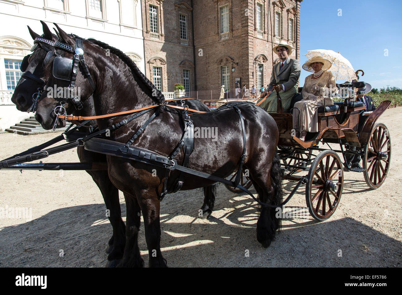 International competition for traditional carriages "La Venaria Reale ...
