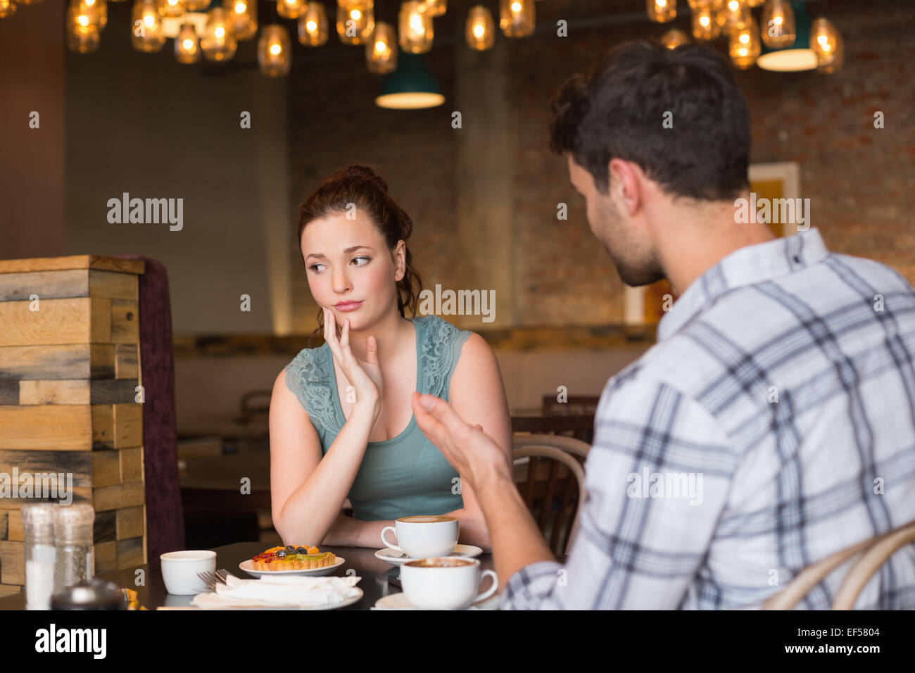 Young couple having an argument Stock Photo - Alamy