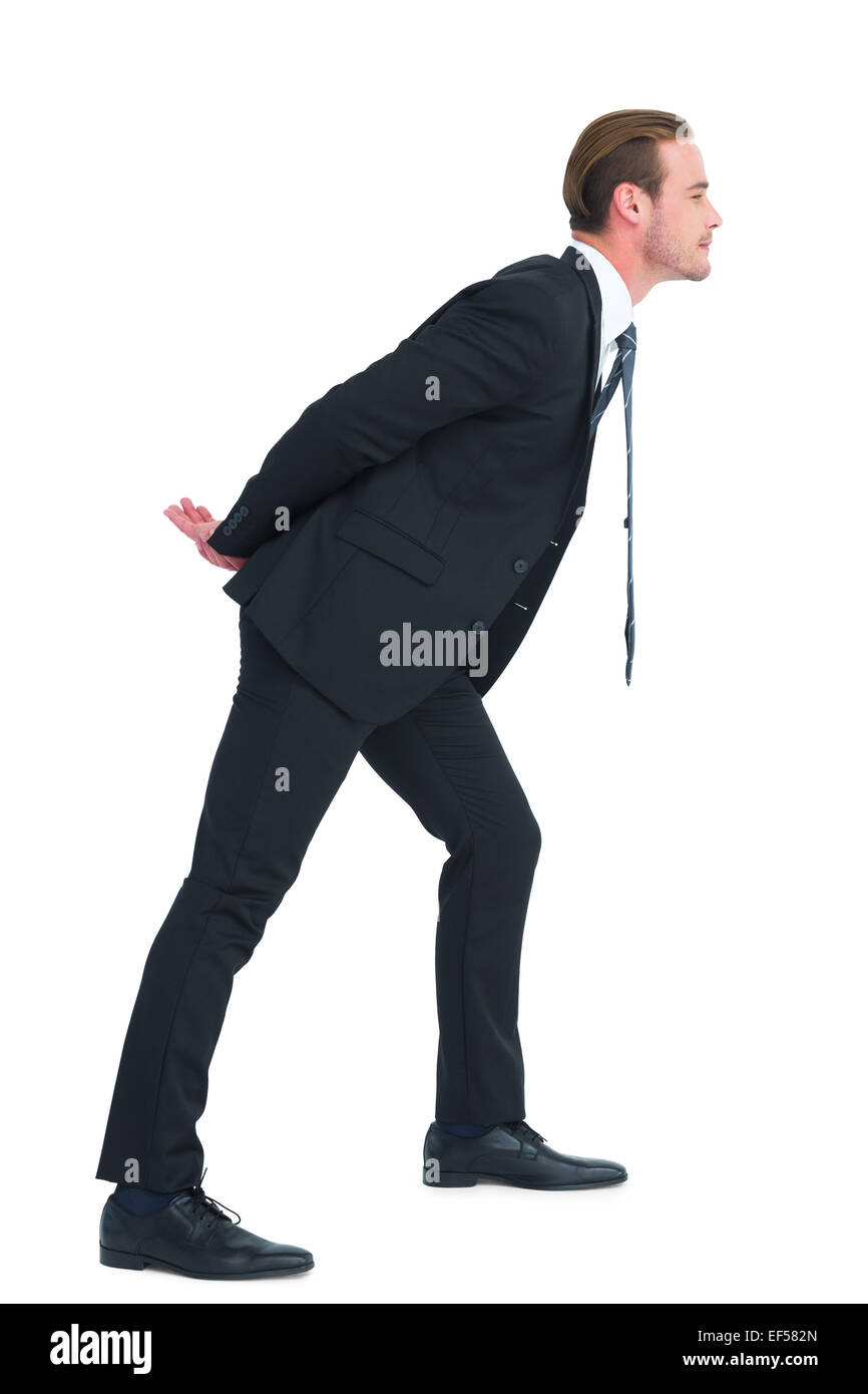 Leaning over Cut Out Stock Images & Pictures - Alamy