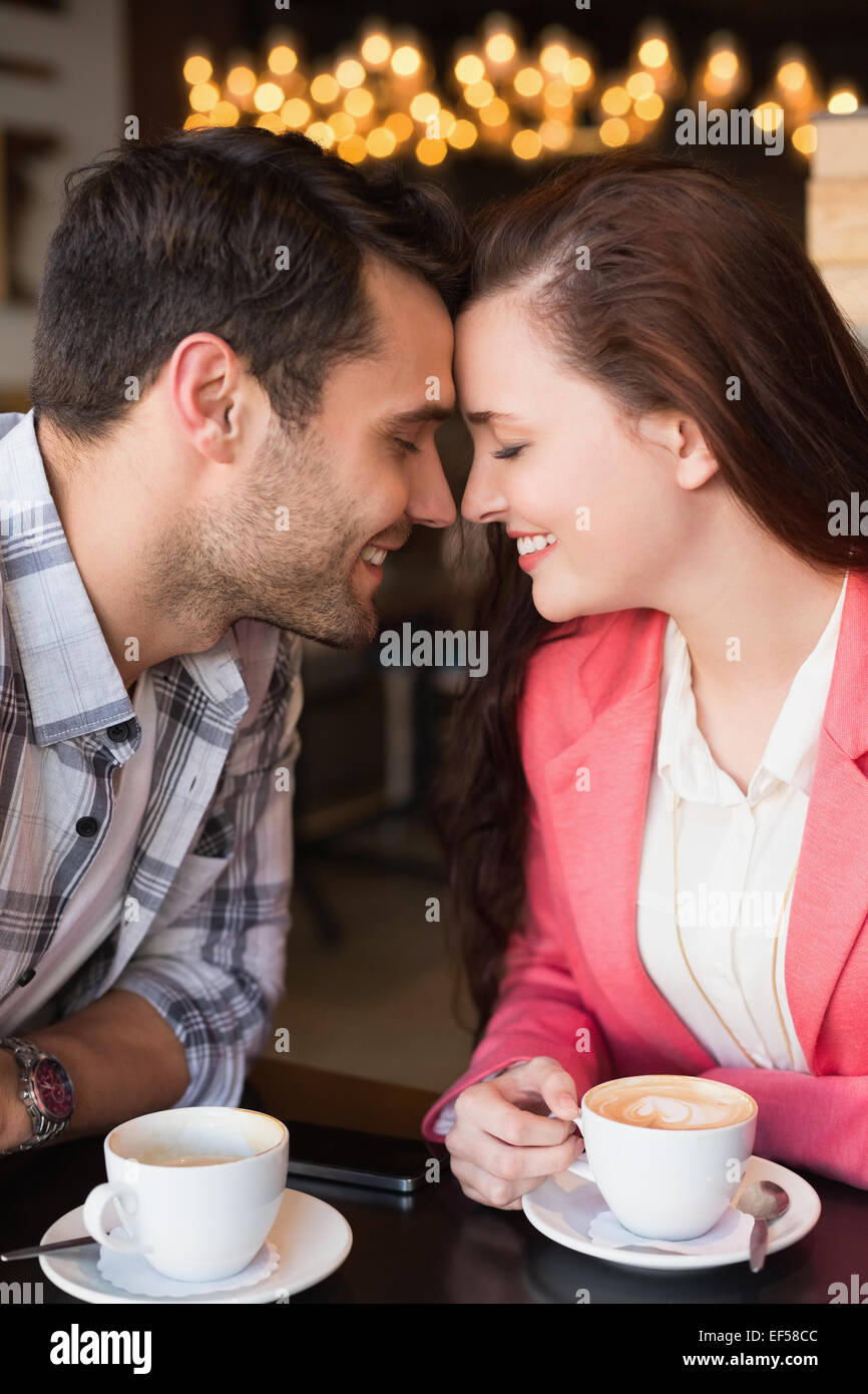 Cute couple on a date Stock Photo - Alamy