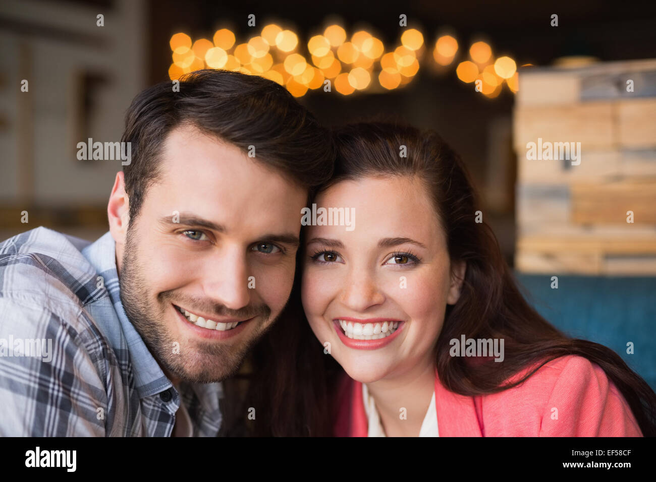Cute couple on a date Stock Photo - Alamy