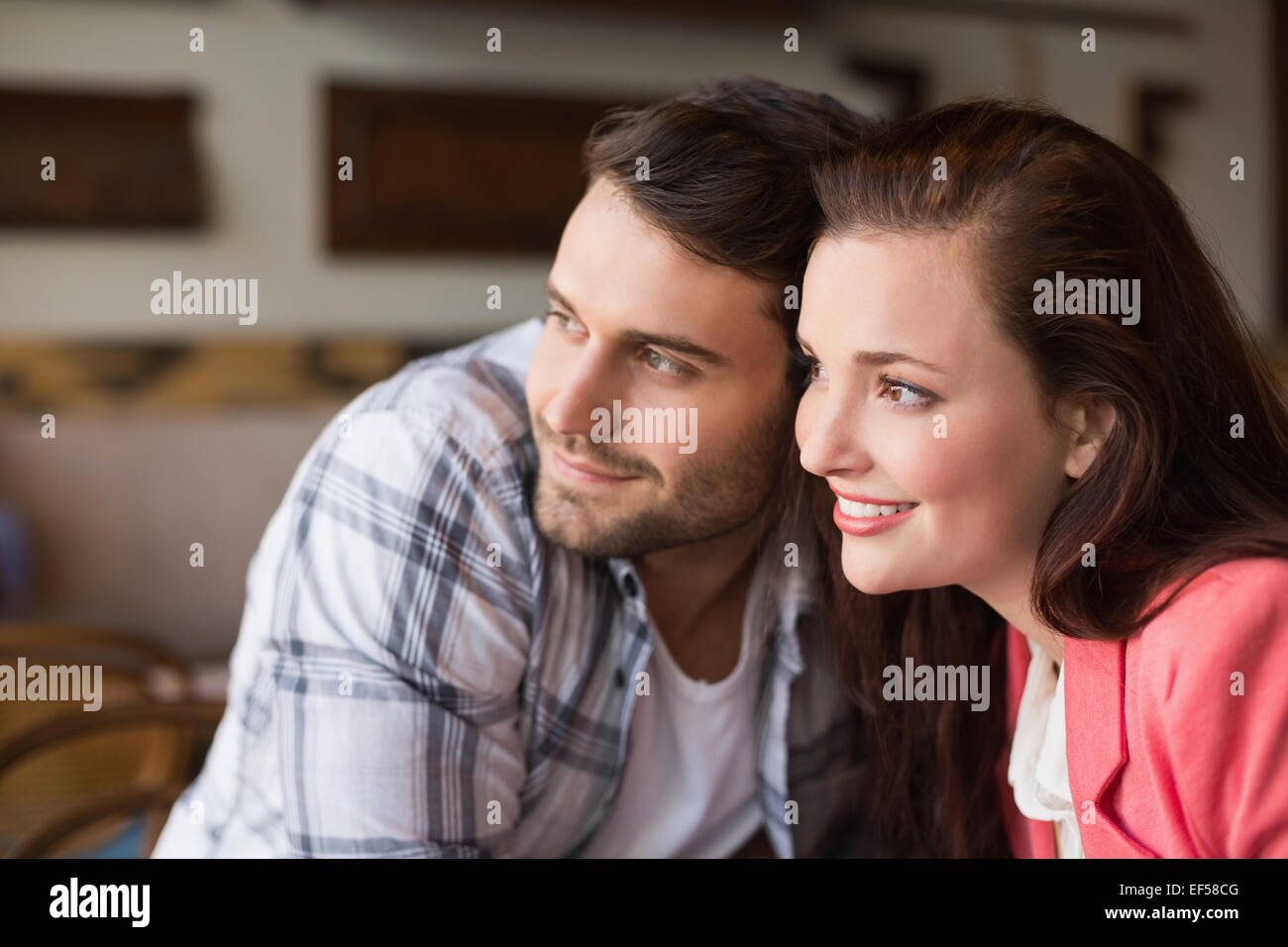 Cute couple on a date Stock Photo - Alamy