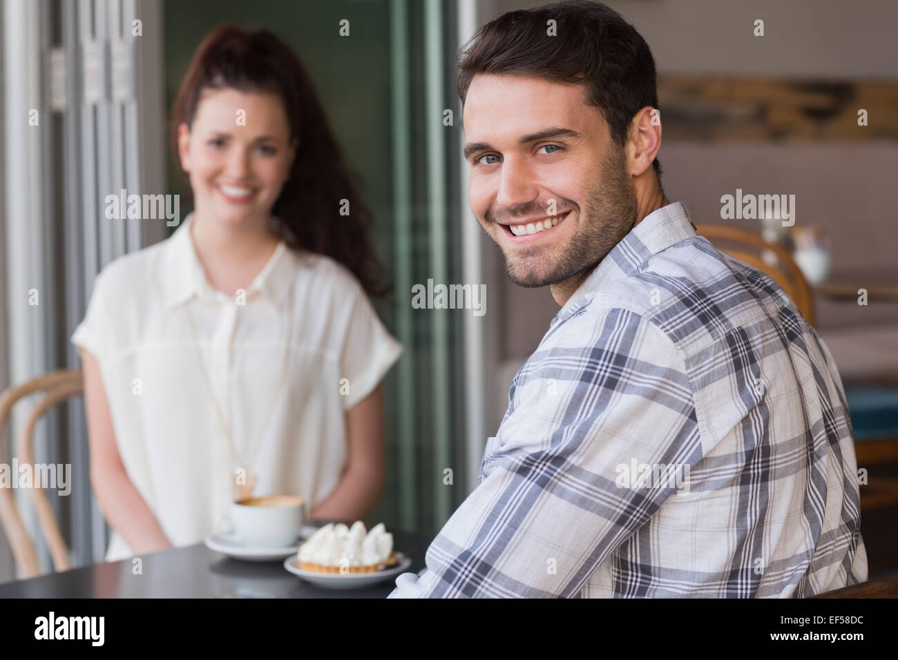 Cute couple on a date Stock Photo - Alamy