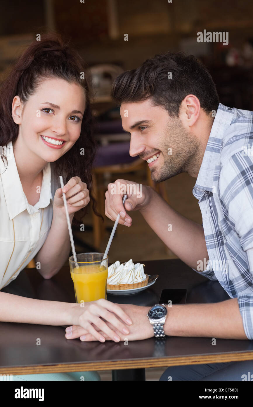 Cute couple on a date Stock Photo - Alamy
