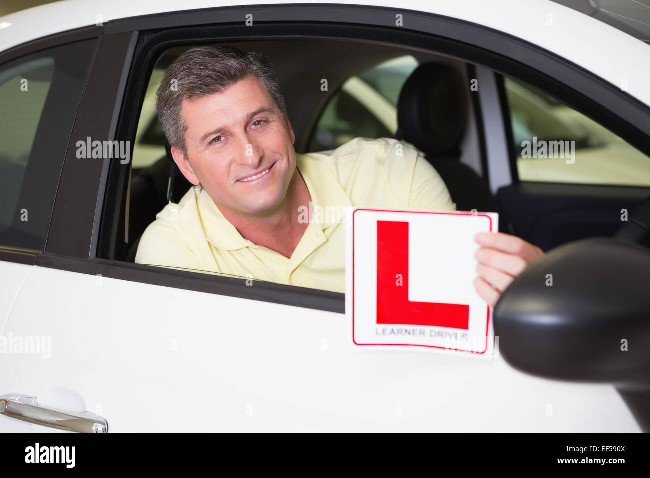 Learner driver sign hi-res stock photography and images - Alamy