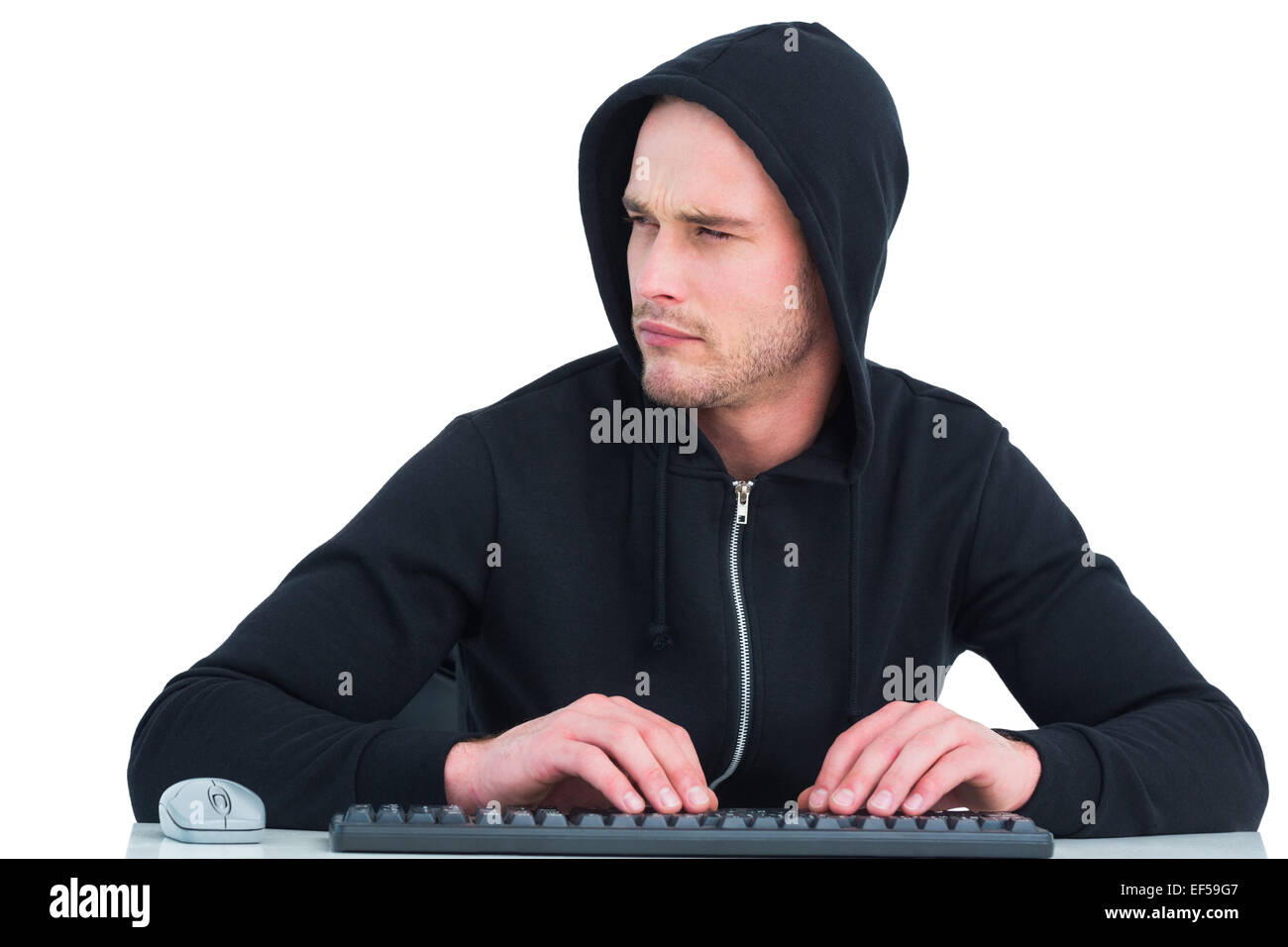 Criminal using wireless keyboard hi-res stock photography and images ...
