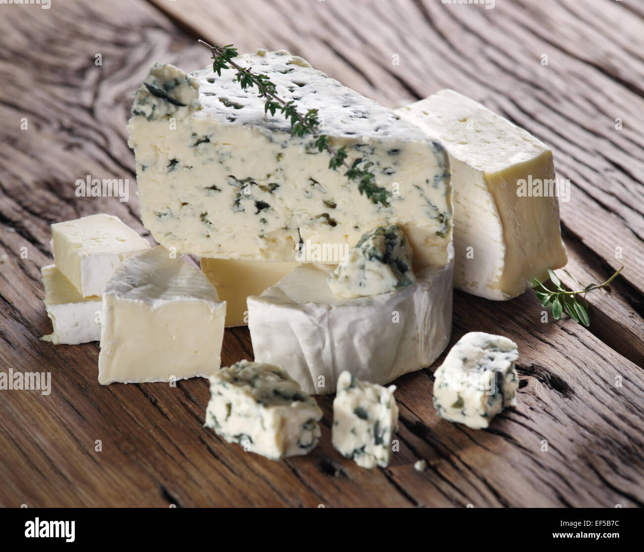 Soft cheese with mold hi-res stock photography and images - Alamy