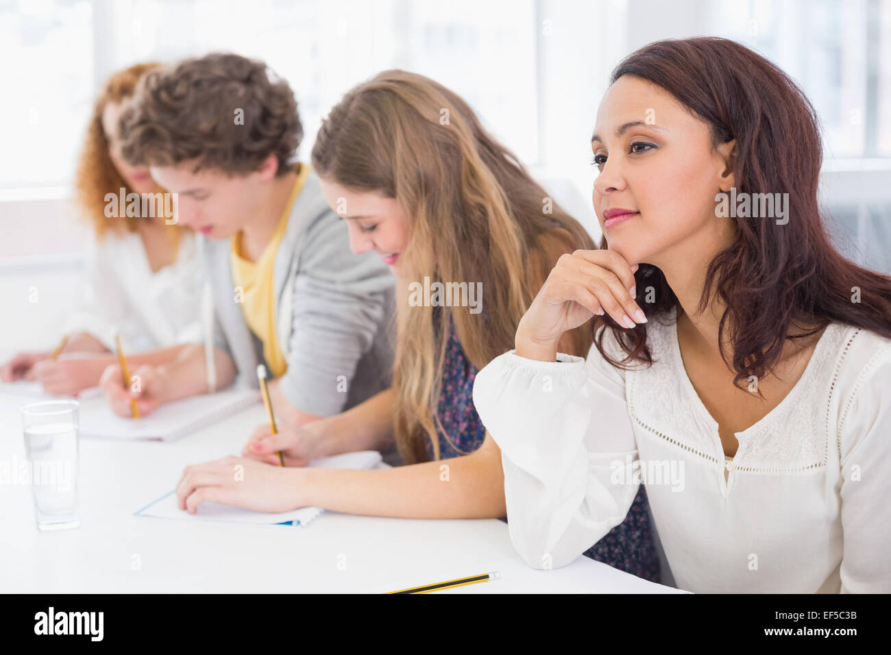 Student dreaming class hi-res stock photography and images - Alamy
