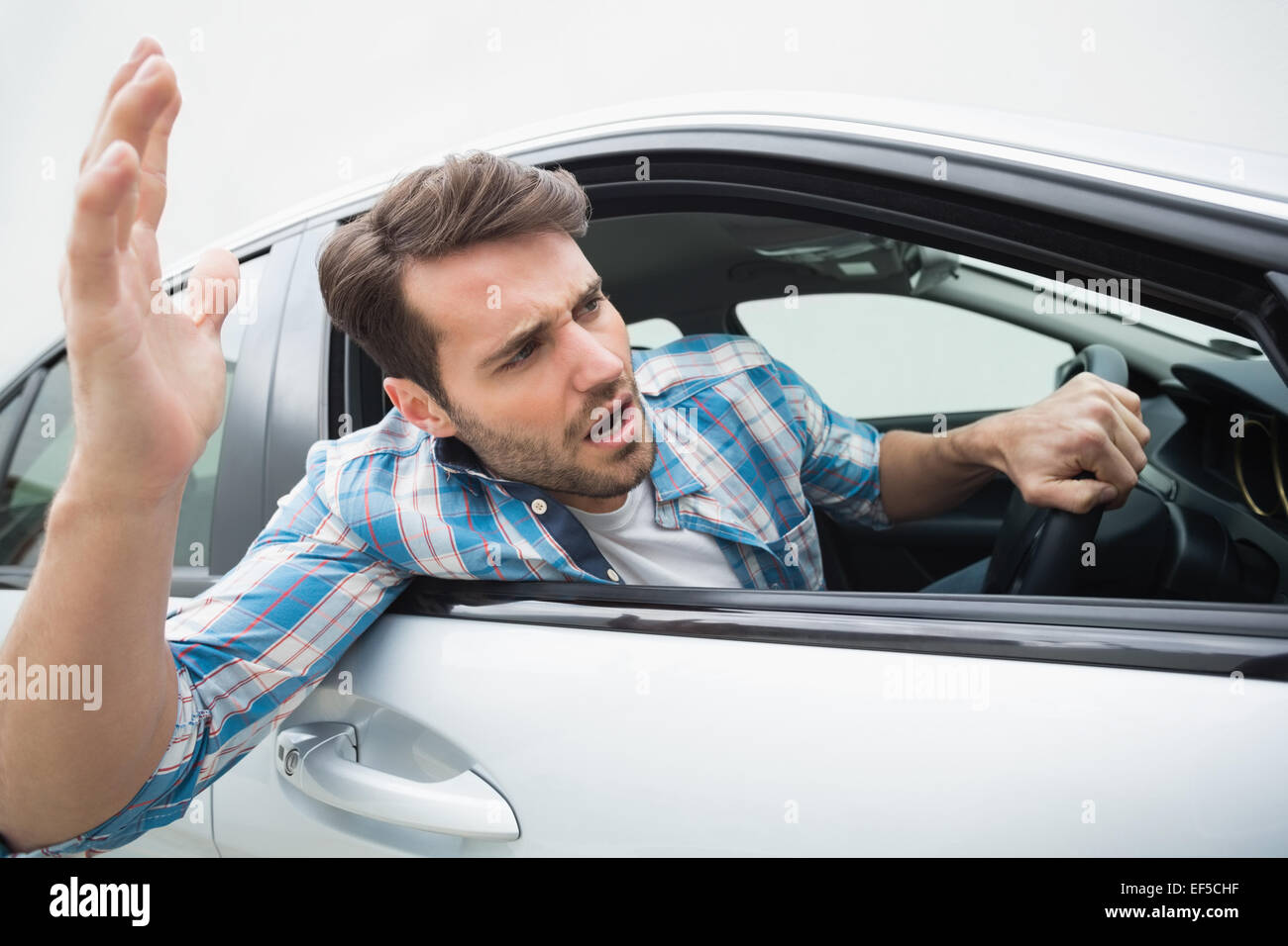 Road rage young man hi-res stock photography and images - Alamy