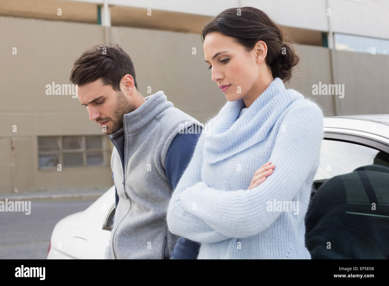 Young couple after an argument Stock Photo - Alamy