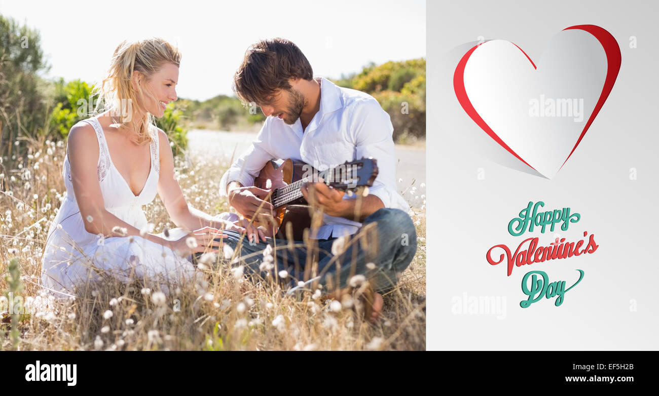 Man serenading woman hi-res stock photography and images - Alamy