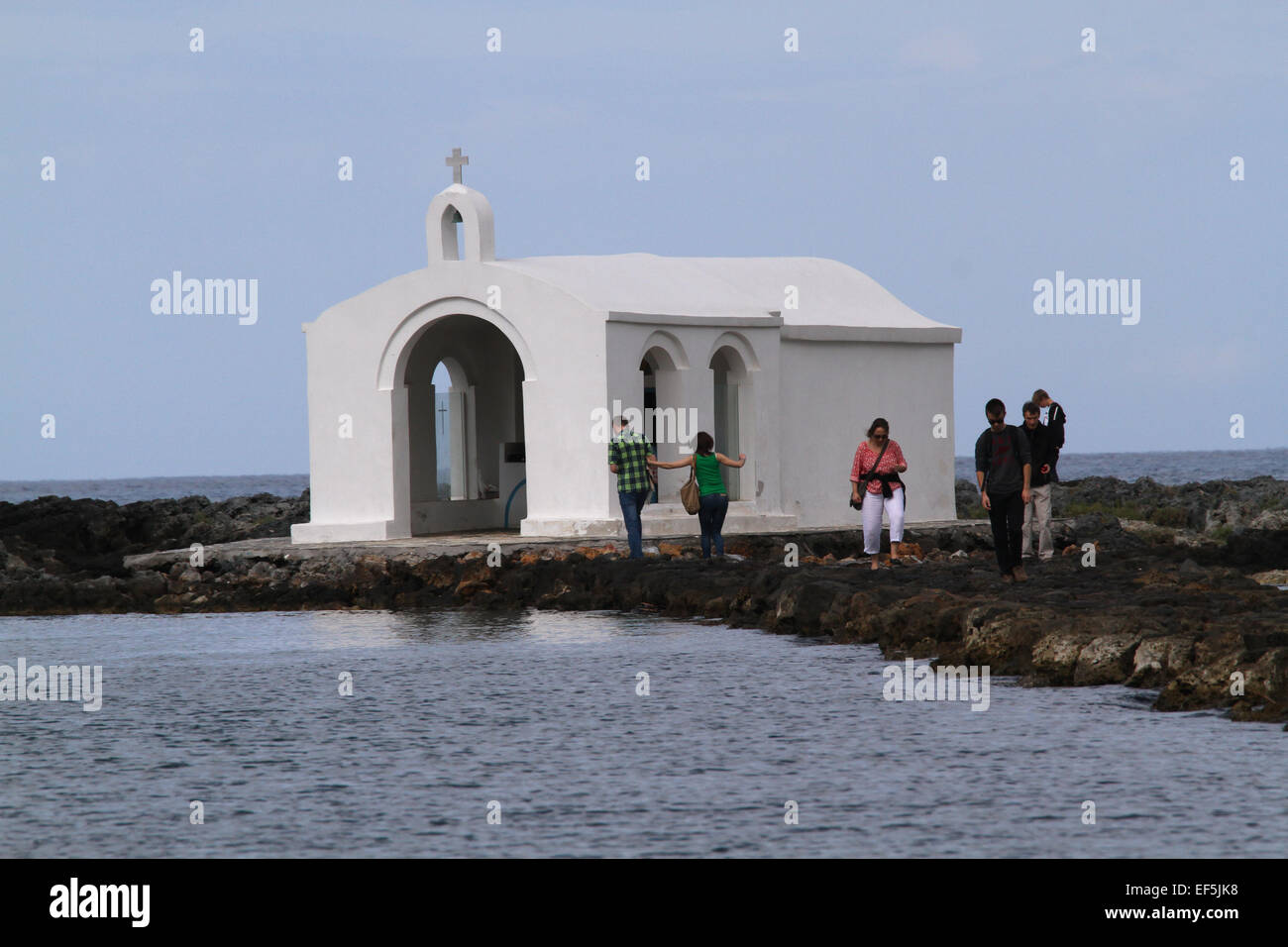 Crete white church greece hi-res stock photography and images - Alamy