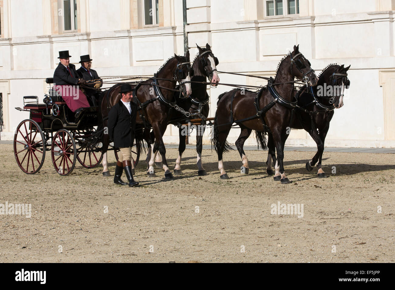 International competition for traditional carriages "La Venaria Reale ...