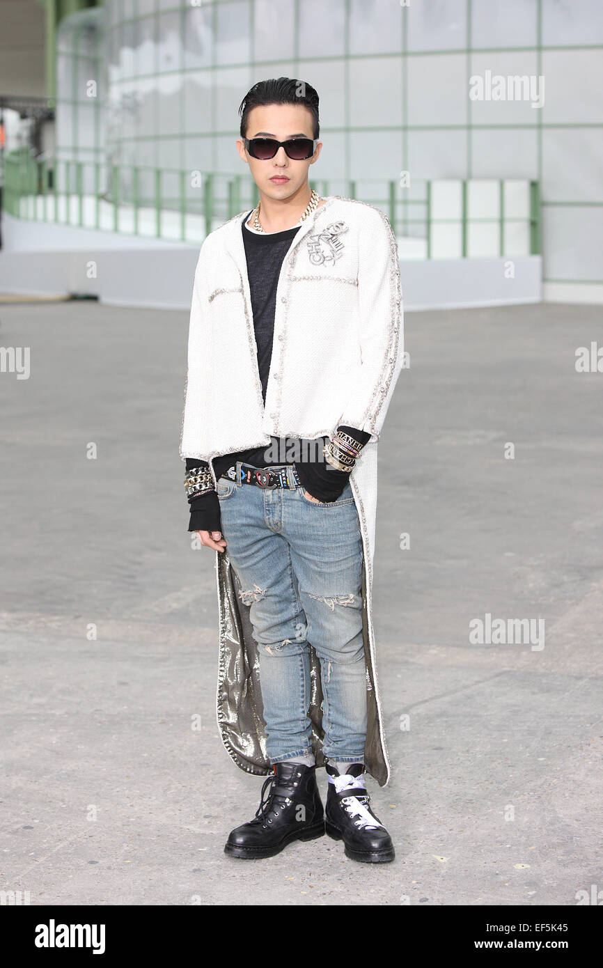 Paris, France. 27th Jan, 2015. South Korean singer Kwon Ji Yong, aka G ...