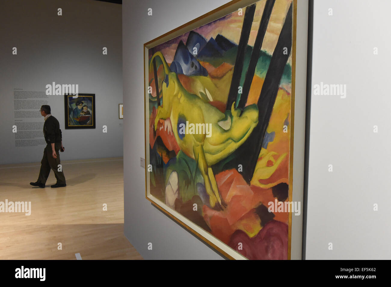 Franz marc yellow cow 1911 hi-res stock photography and images - Alamy