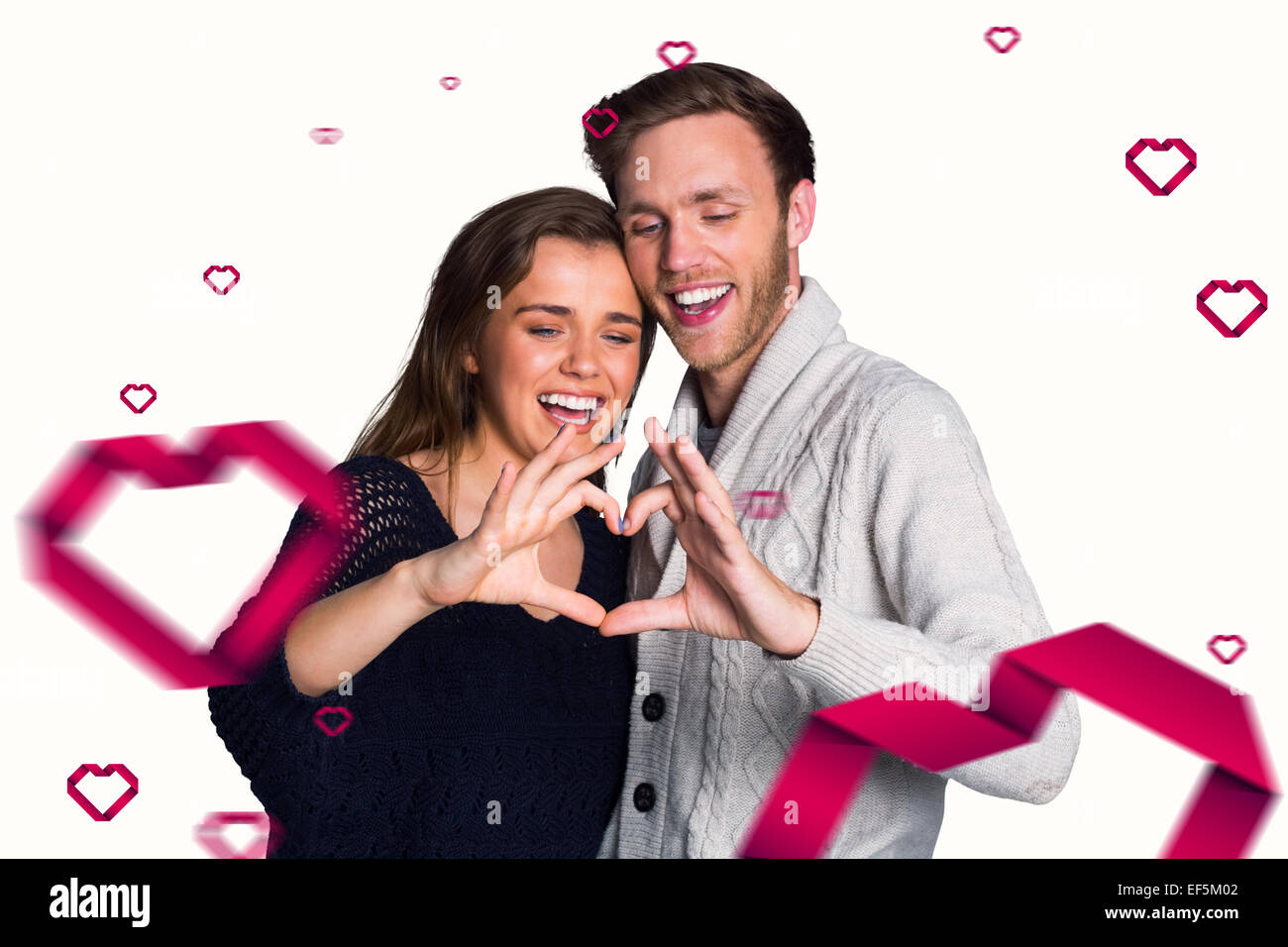 Fingers forming heart shape hi-res stock photography and images - Alamy