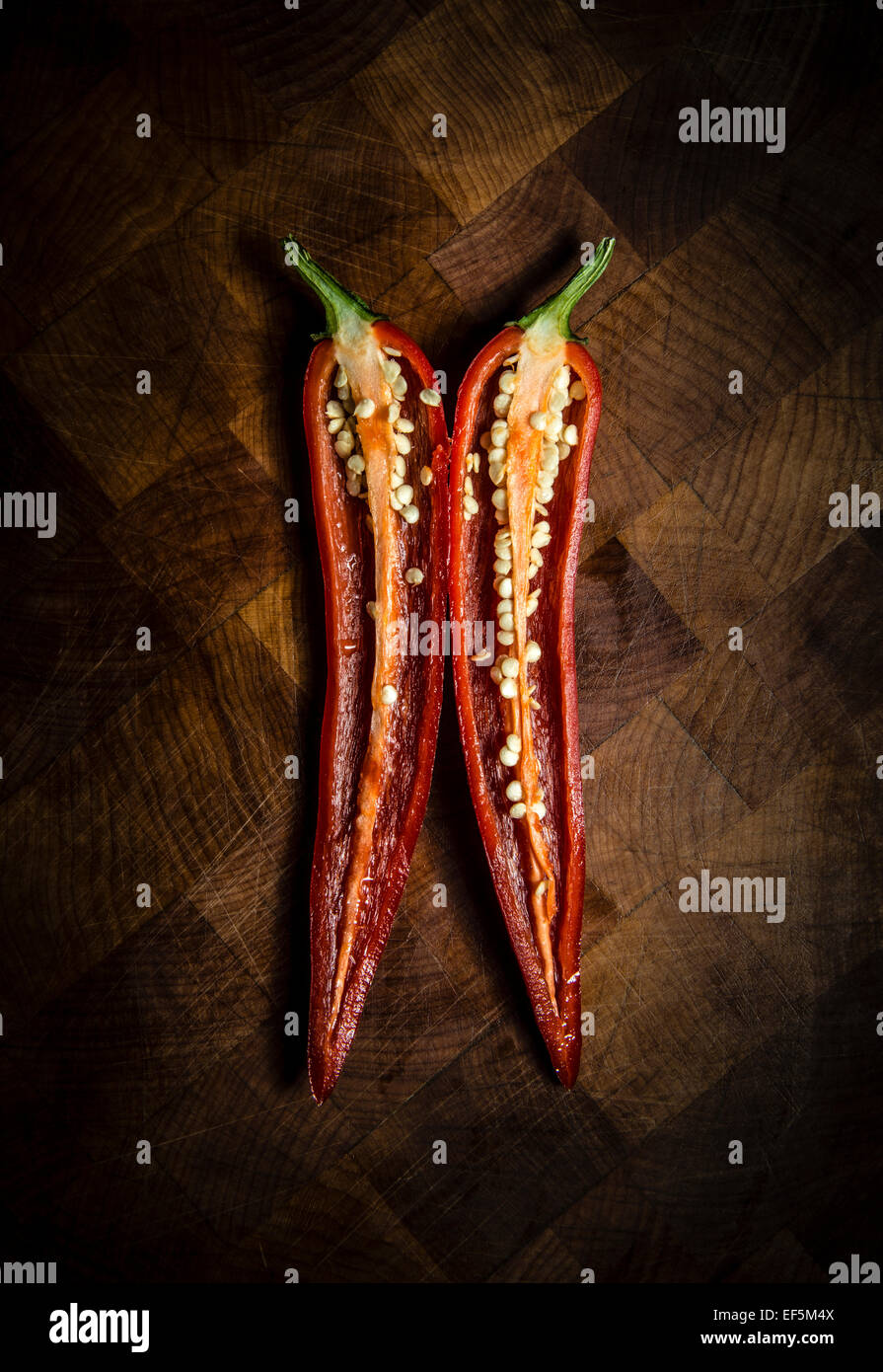 Chilli cut open hi-res stock photography and images - Alamy